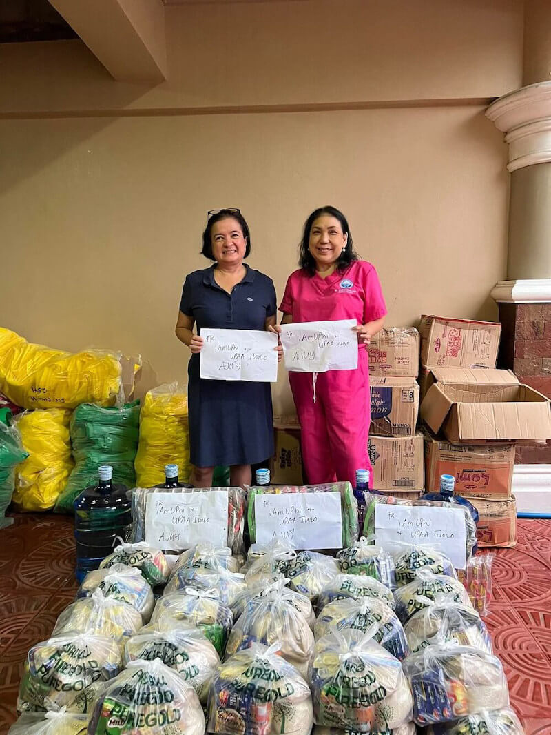 iAmUPHi and UPAA-Iloilo send relief assistance to Typhoon Agaton hit ...