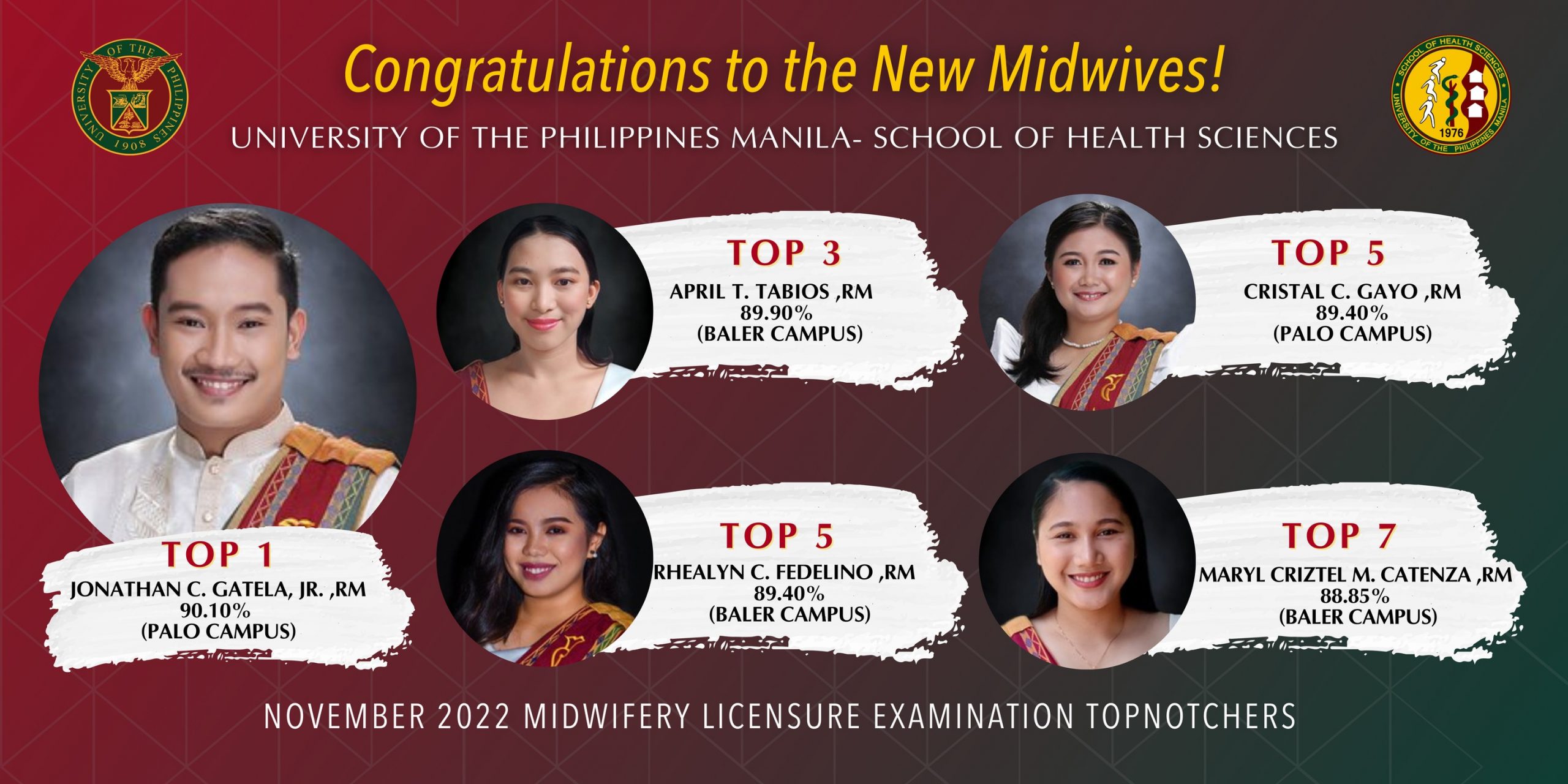 Congratulations to the New Midwives of the UP Manila-School of Health ...