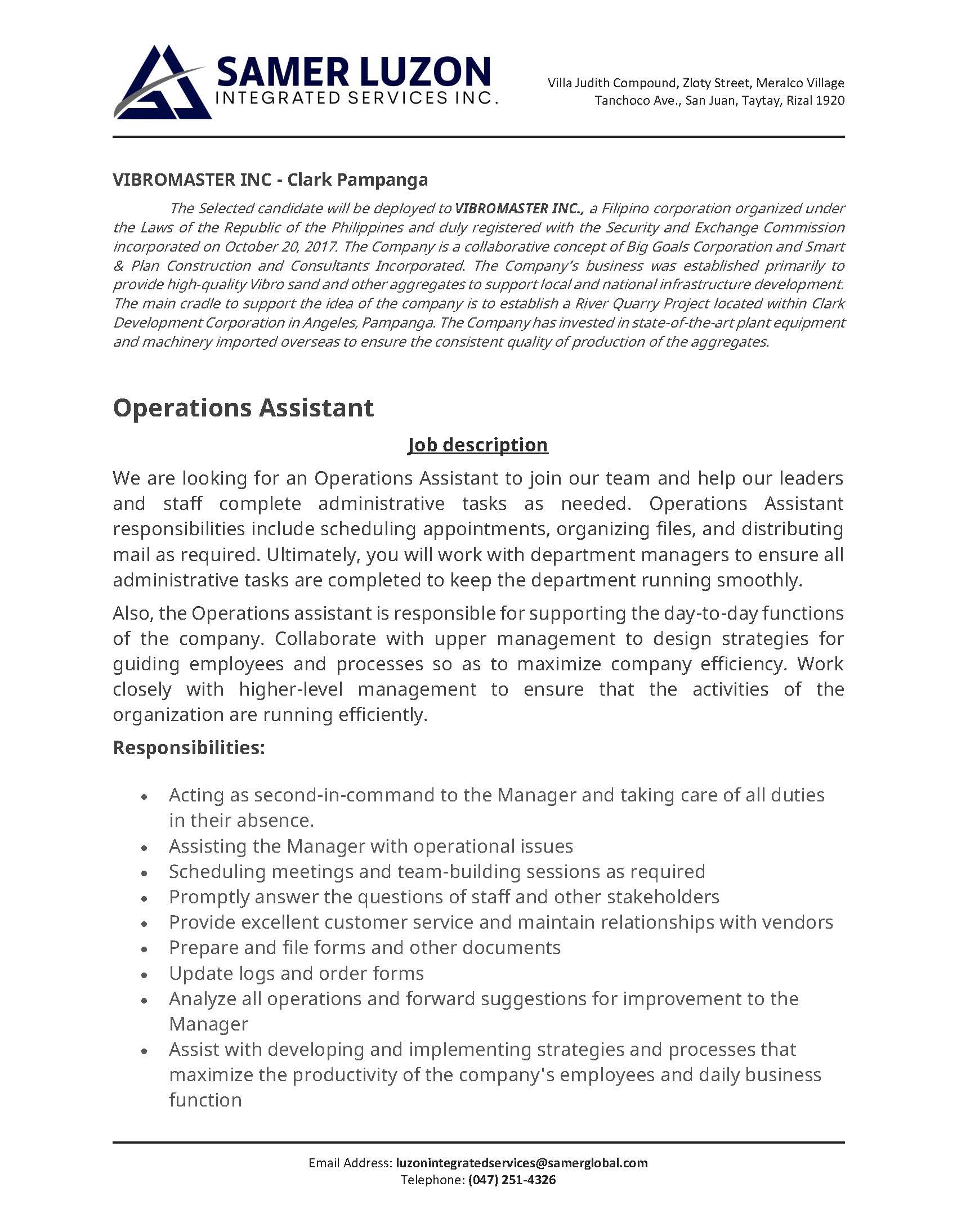 Job Offerings – UP Alumni Website