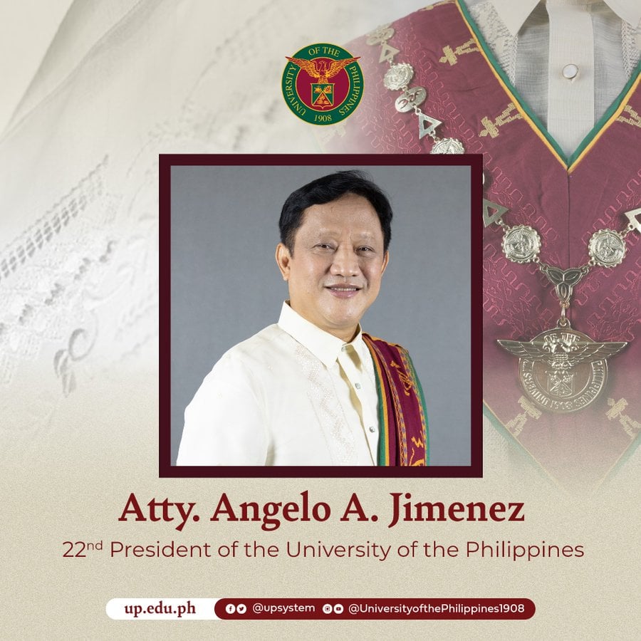 Former UP Regent Angelo Jimenez to succeed Concepcion as the next UP ...