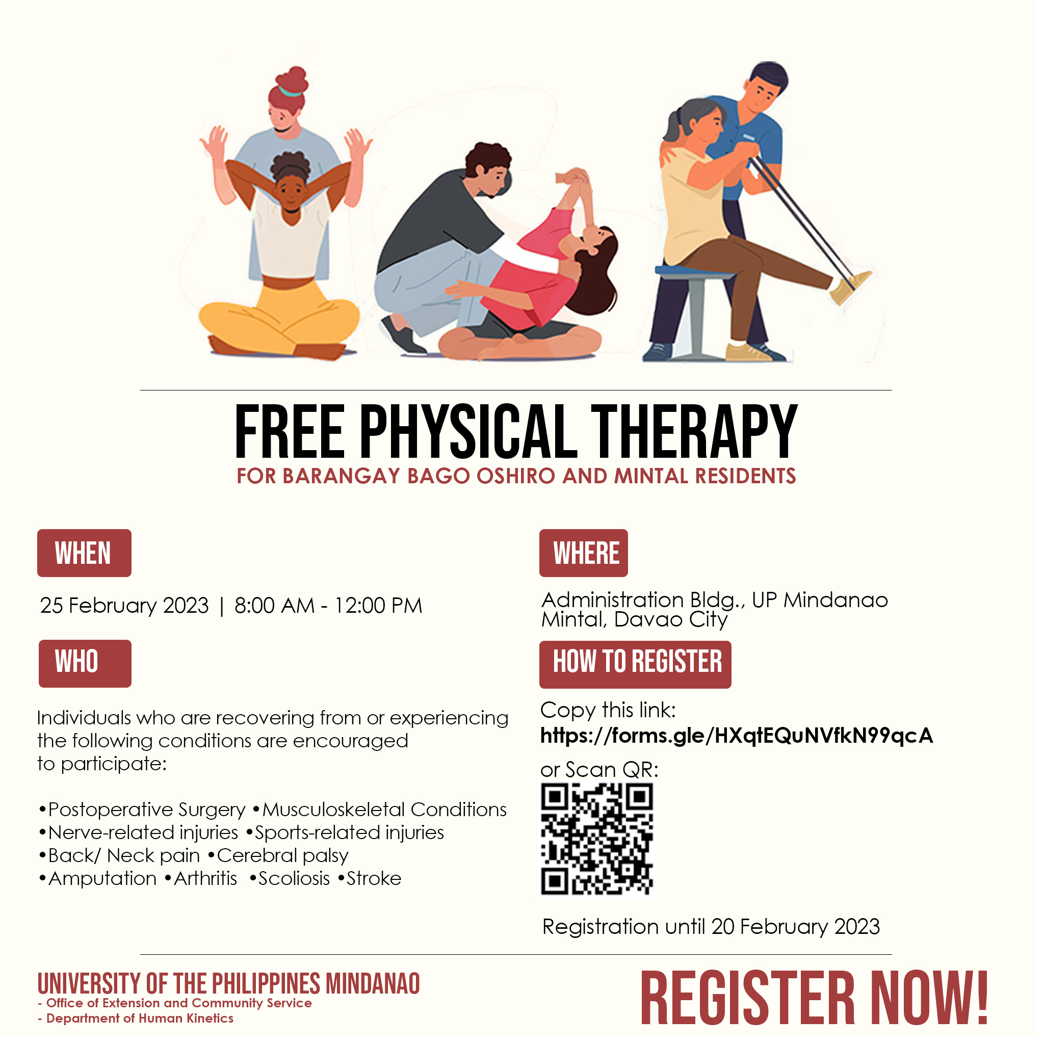 UPMin Office of Extension and Community Service in partnership with the Department of Human ...