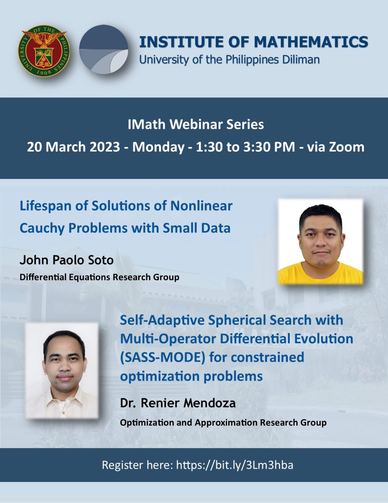 IMath Webinar Series – UP Alumni Website