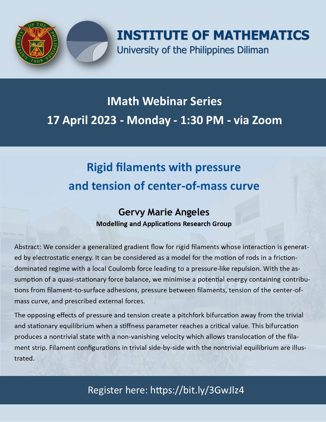 IMath Webinar Series – UP Alumni Website