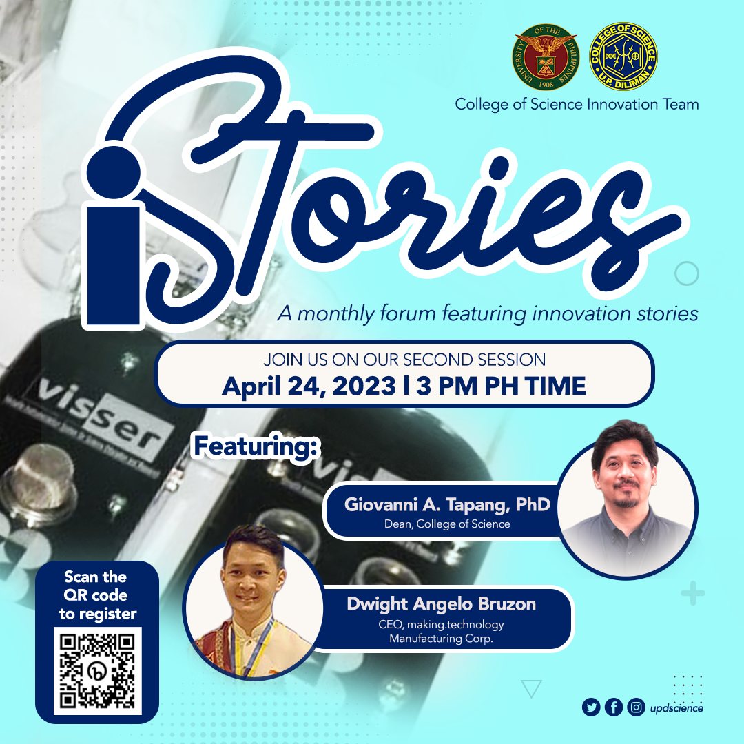iStories: A Monthly Forum Featuring Innovation Stories – UP Alumni Website