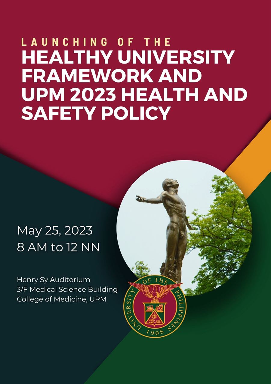 Official launch of the UP Manila Healthy University Framework and the ...