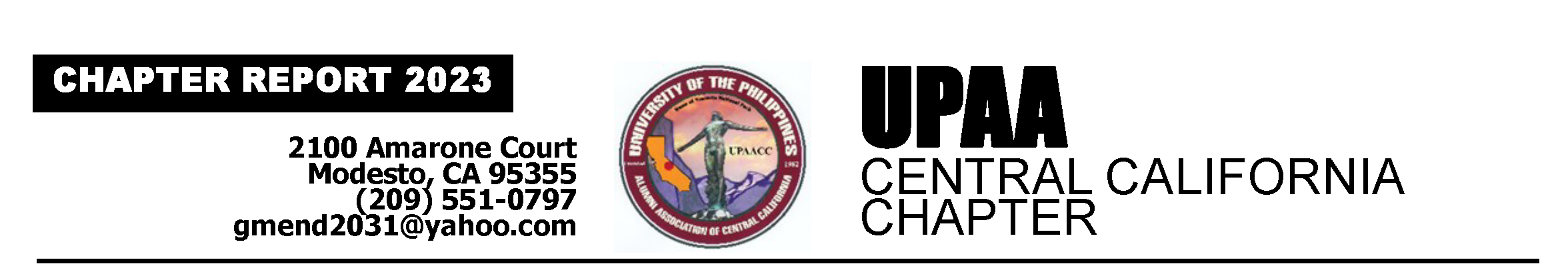 UPAA Central California Chapter Report 2023 – UP Alumni Website
