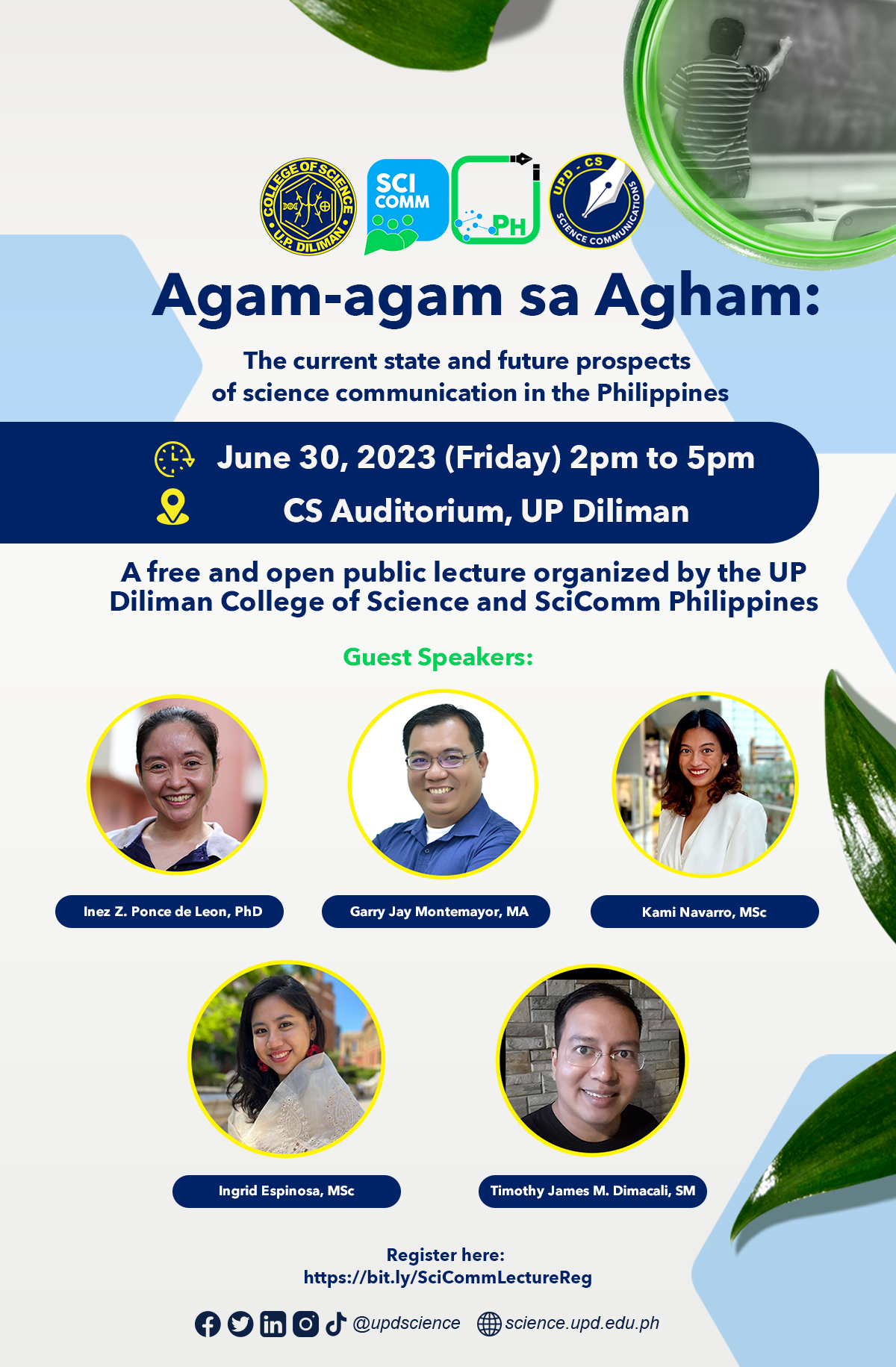Agam-agam sa Agham: The current and future prospects of science communication in the Philippines ...