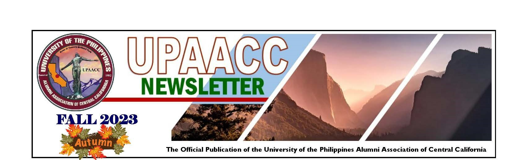 UP Alumni Association of Central California (UPAACC) Newsletter Fall ...
