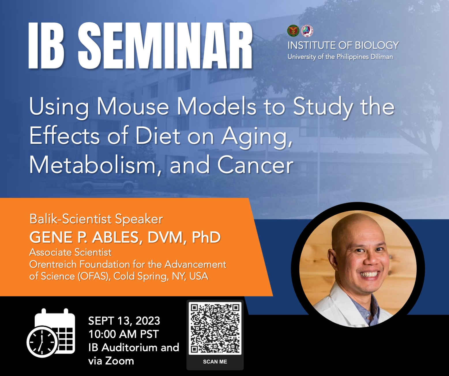 Balik-Scientist Seminar: Using Mouse Models to Study the Effects of ...