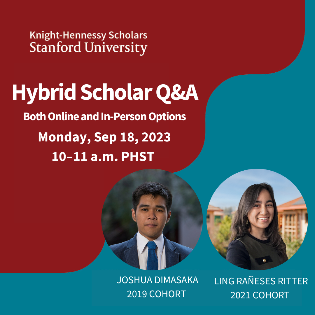 Stanford Knight-Hennessy Scholar Q&A Event at UPLB – UP Alumni Website