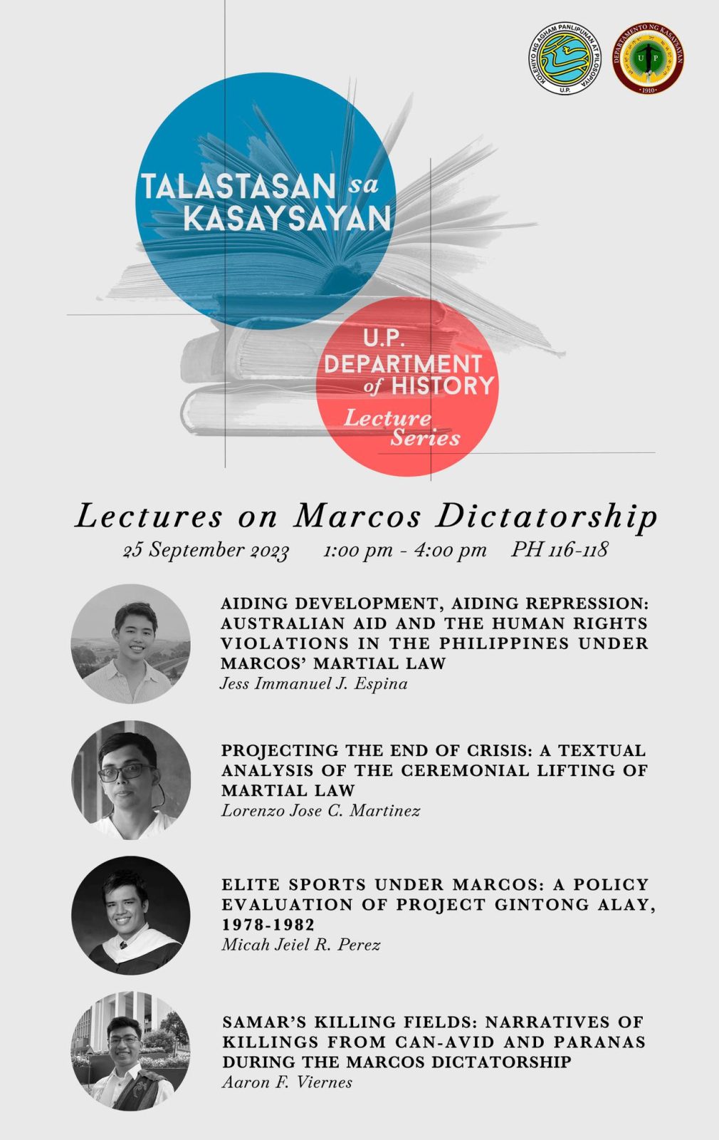 Lectures on Marcos Dictatorship – UP Alumni Website