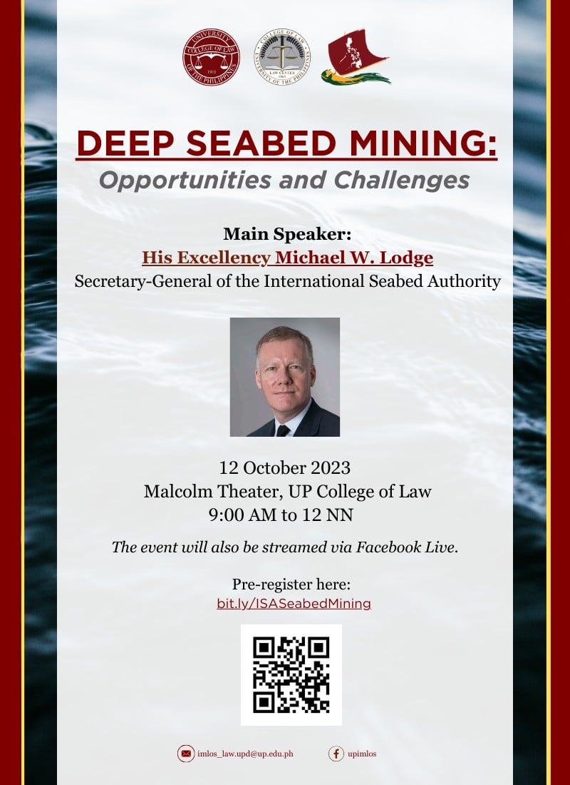 Deep Seabed Mining: Opportunities and Challenges – UP Alumni Website
