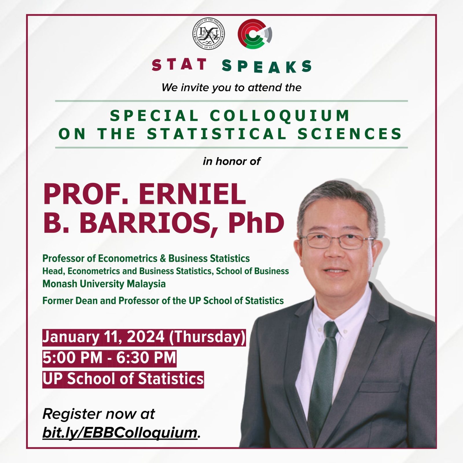 Computational Statistics and Analytics: The Next Generation of Data Analysis – UP Alumni Website