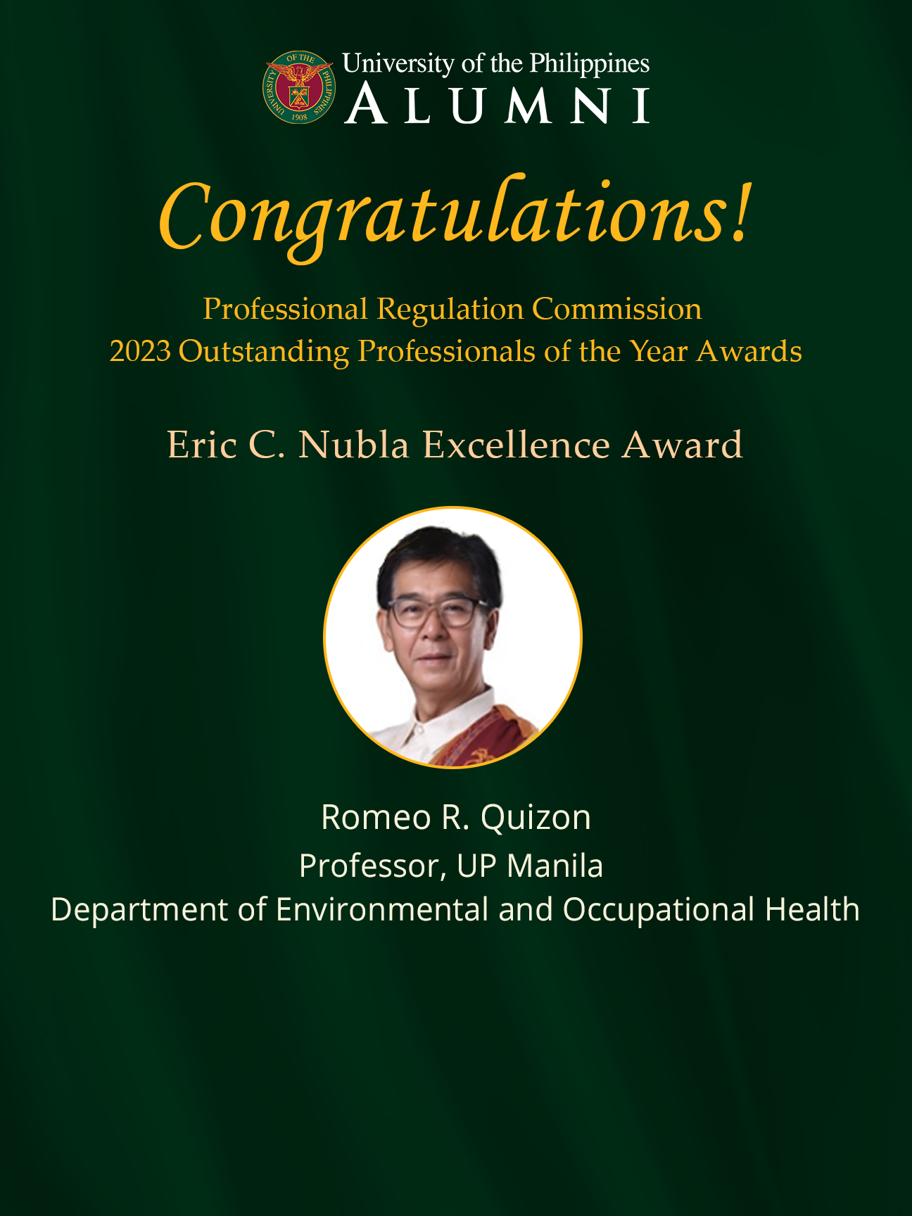 UP alumni named among the Outstanding Professionals of 2023 – UP Alumni ...
