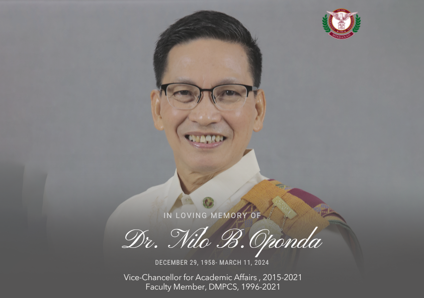 Dr. Nilo B. Oponda (1958-2024) – UP Alumni Website