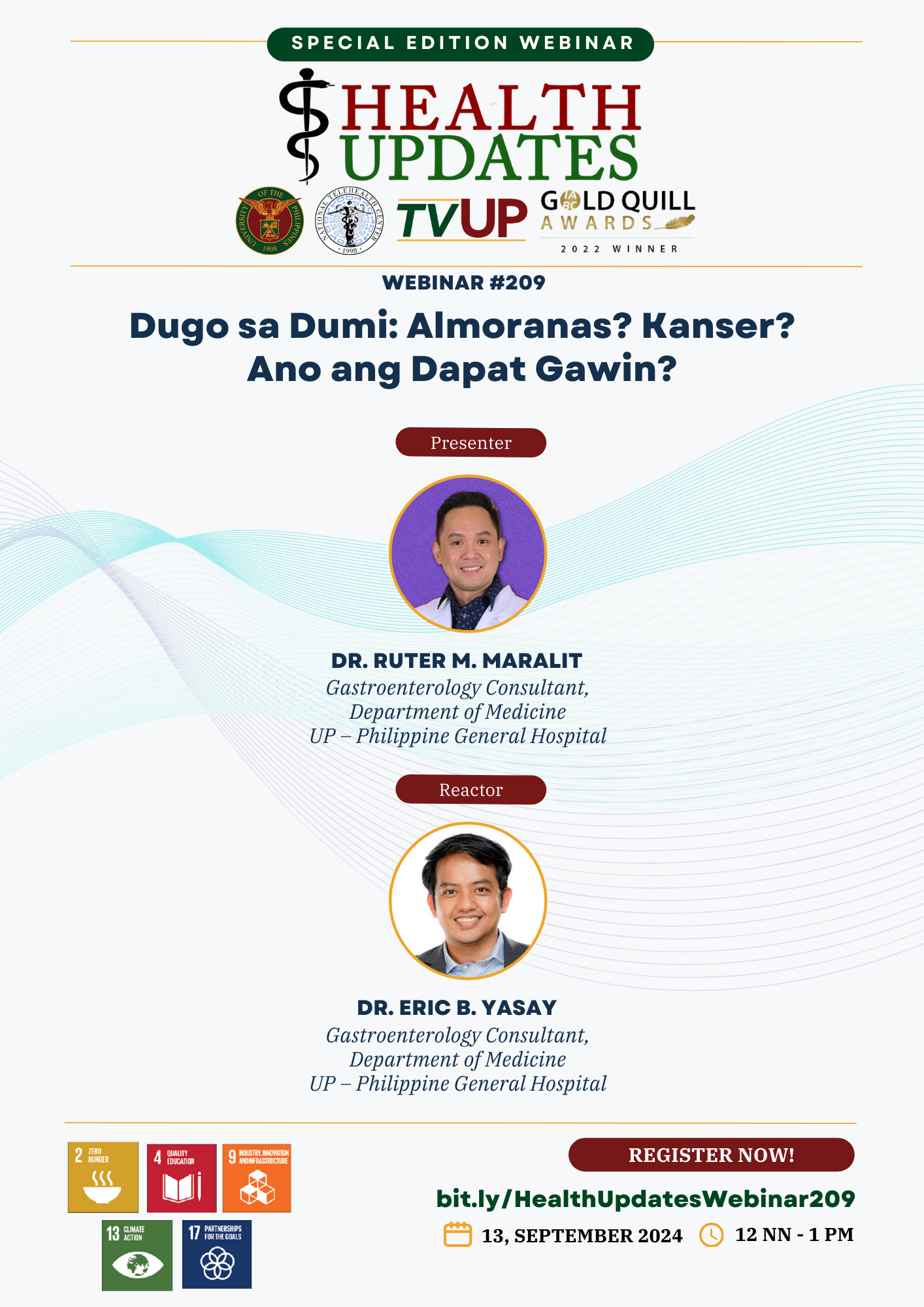 Health Updates Webinar #209 “Dugo sa Dumi: Almoranas? Kanser? Ano ang ...